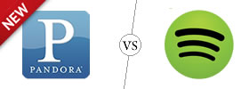 Difference between Pandora and Spotify